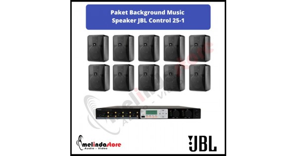 Paket Sound System Background Music Speaker JBL 25-1